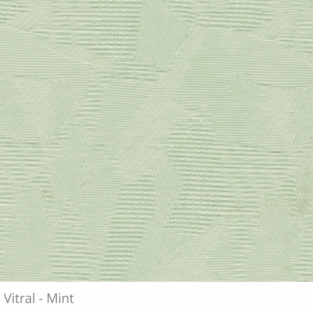 Persiana Vertical Translúcida Vitral Mint | PERSIANET